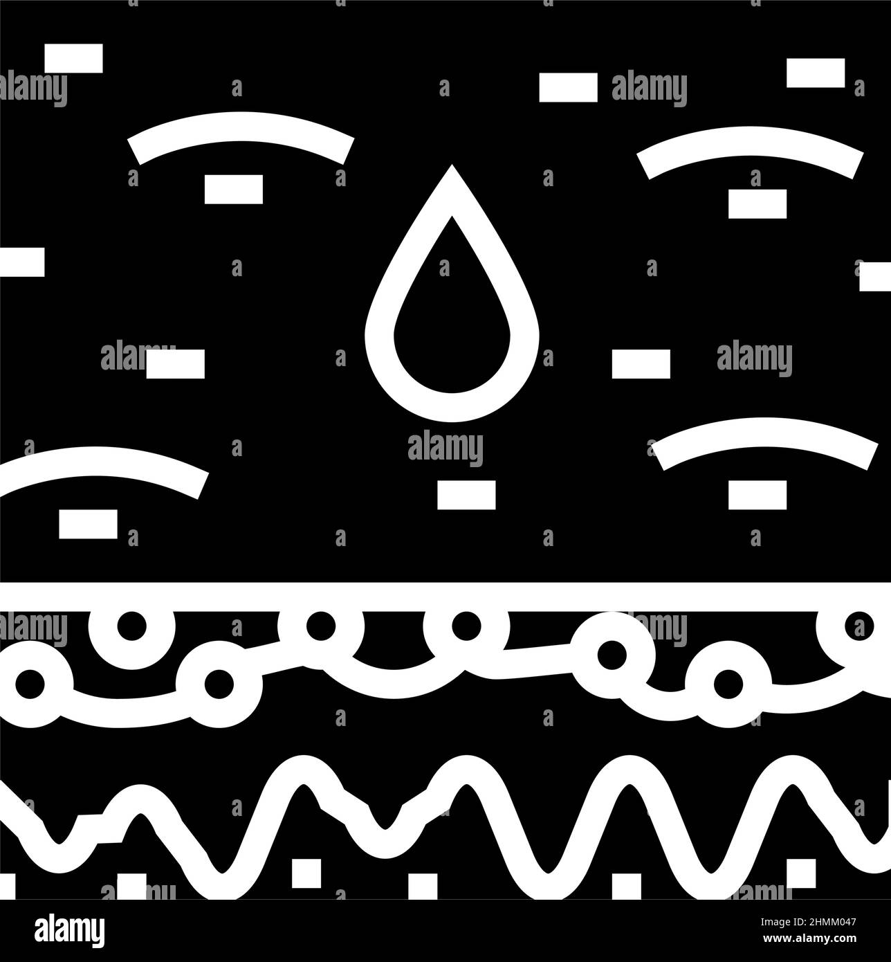 oily skin glyph icon vector illustration Stock Vector Image & Art - Alamy