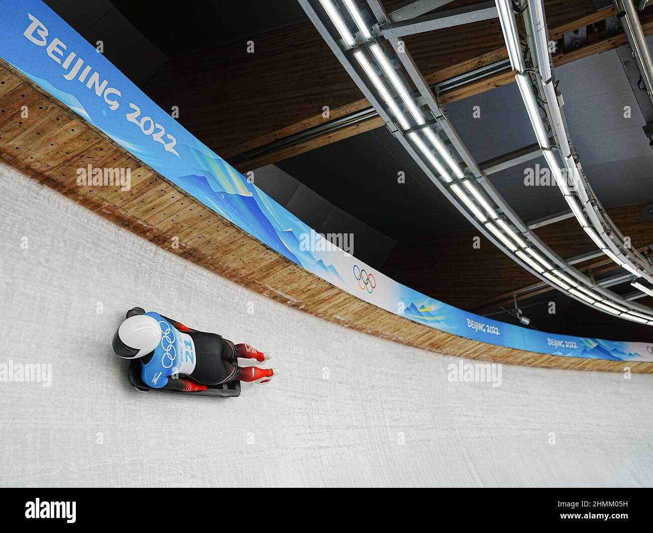 Beijing, China. 11th Feb, 2022. Li Yuxi of China competes during the ...
