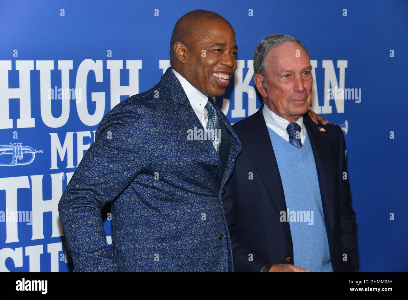 Eric Adams and Michael Bloomberg attend the opening night of "The Music ...