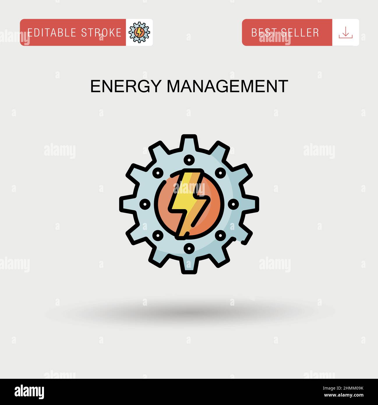 Energy management Simple vector icon Stock Vector Image & Art - Alamy