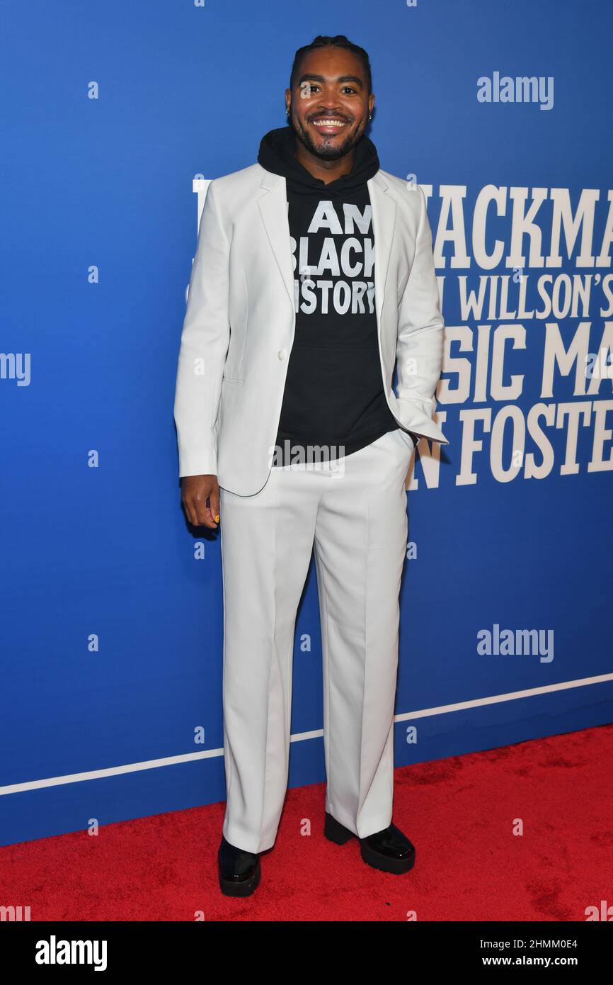 Cody Renard Richard attends the opening night of "The Music Man" at the ...