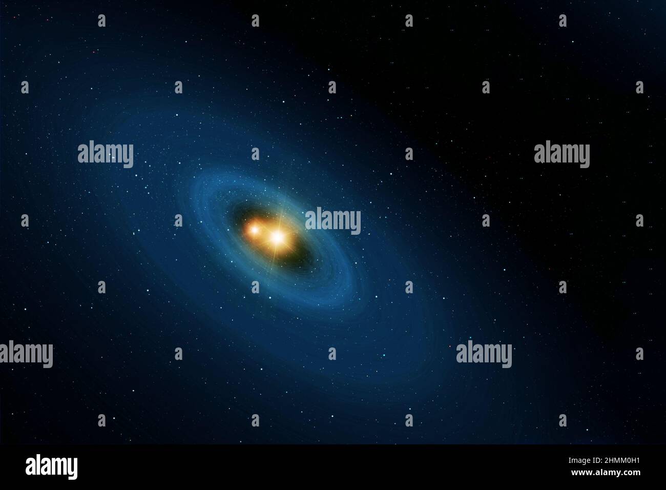 Double star system. Elements of this image furnished by NASA. High ...