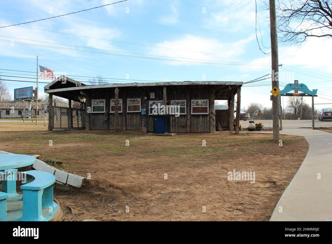 The Blue Whale of Catoosa in Catoosa, Oklahoma, along historic Route 66 ...