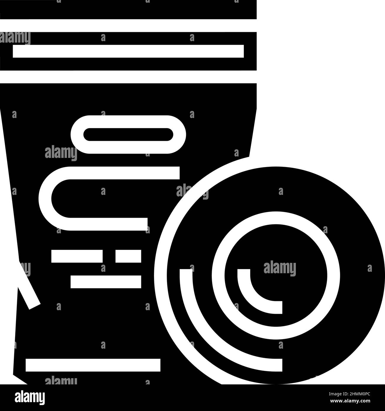 patch test skin glyph icon vector illustration Stock Vector Image & Art ...