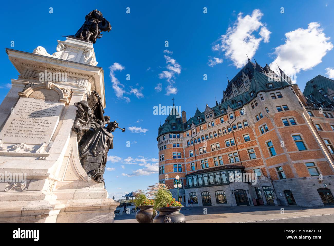 Quebec City, Quebec, Canada, 20 September, 2021: Famous Chateau ...