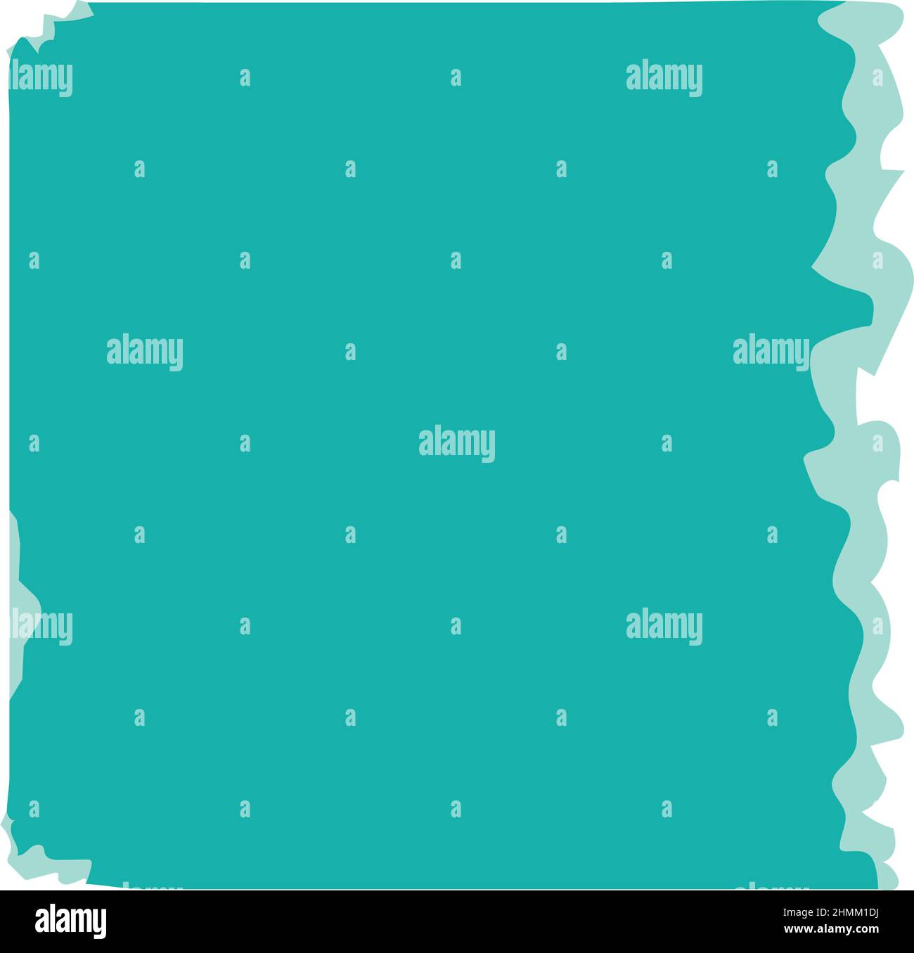 turquoise torn paper on white background Stock Vector Image & Art - Alamy