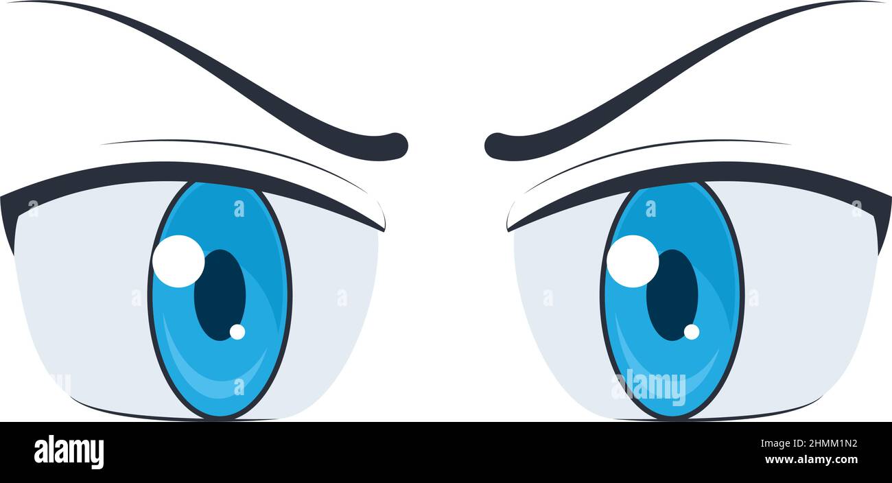 Cartoon blue anime manga Cut Out Stock Images & Pictures - Alamy