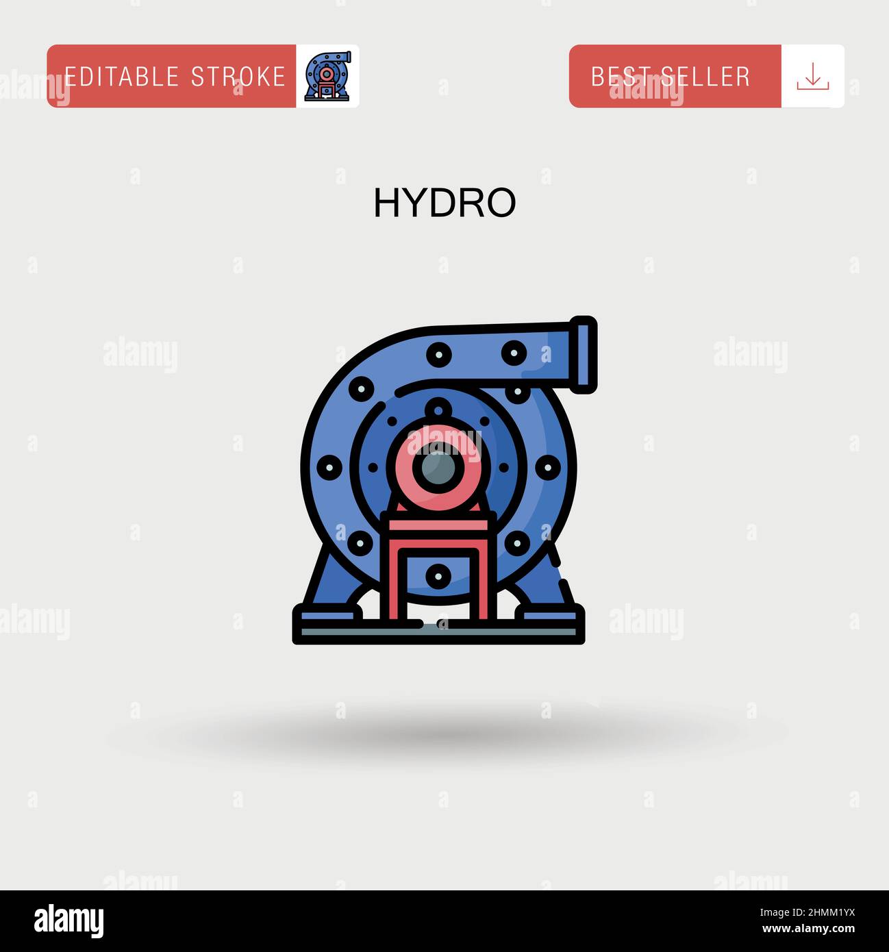 Hydro electric dam Stock Vector Images - Alamy