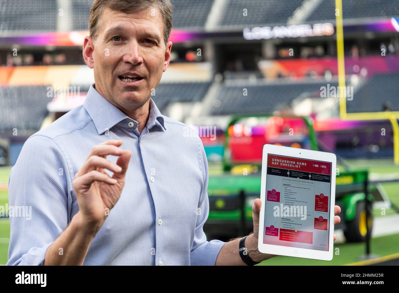 Inglewood, USA. 10th Feb, 2022. NFL Chief Medical Officer Dr. Allen ...