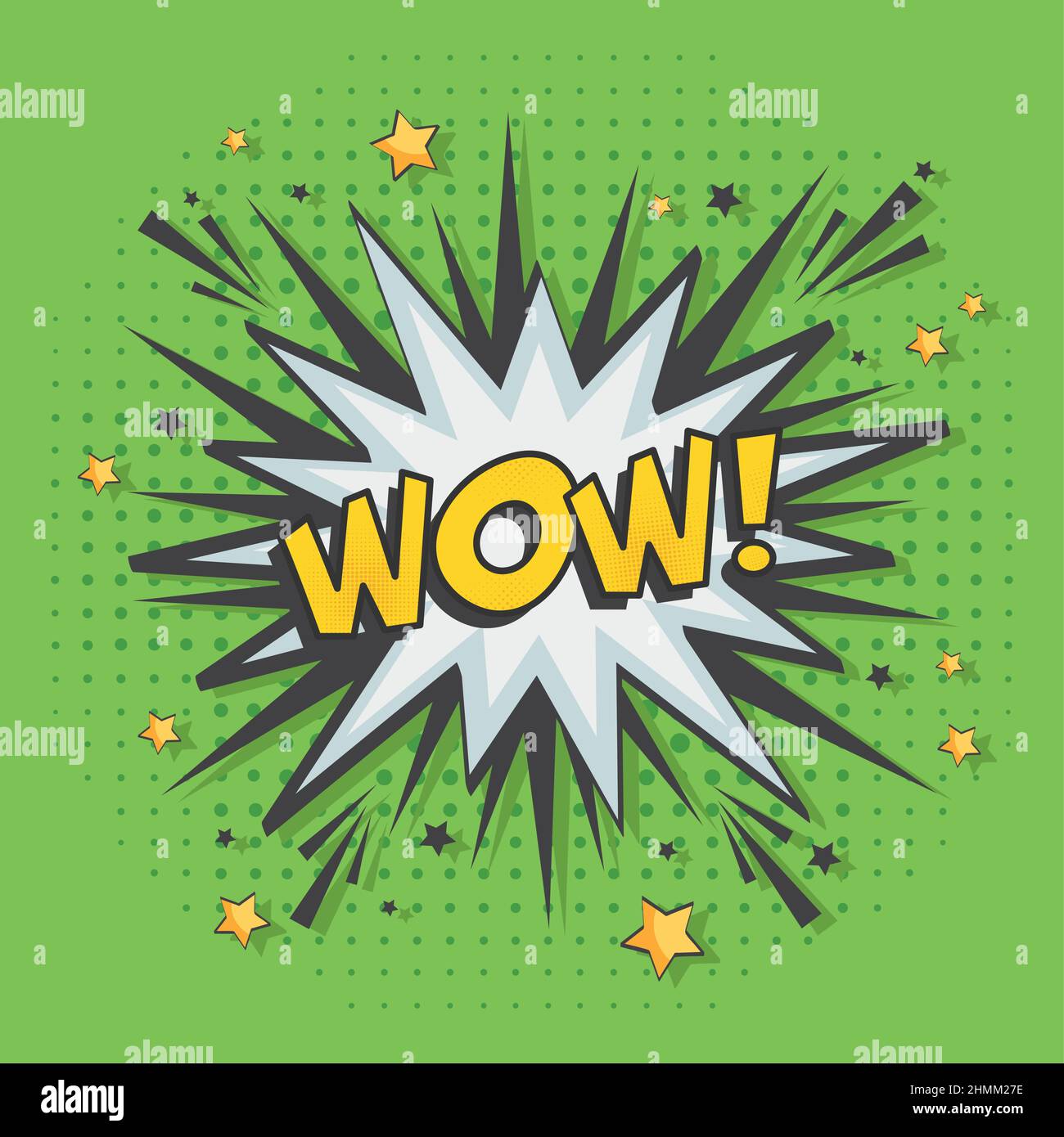 speech bubble with wow text Stock Vector Image & Art - Alamy