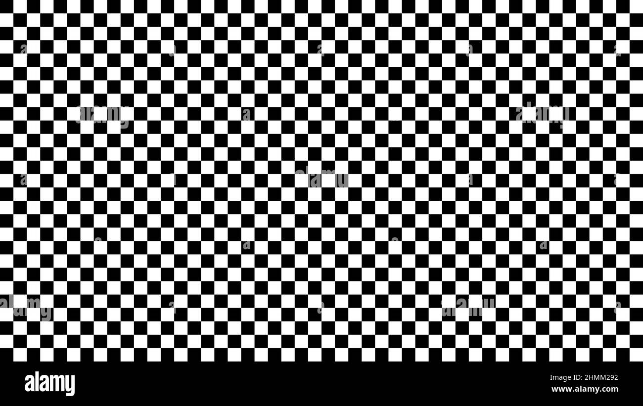 black and white chequered pattern background using small squares Stock ...