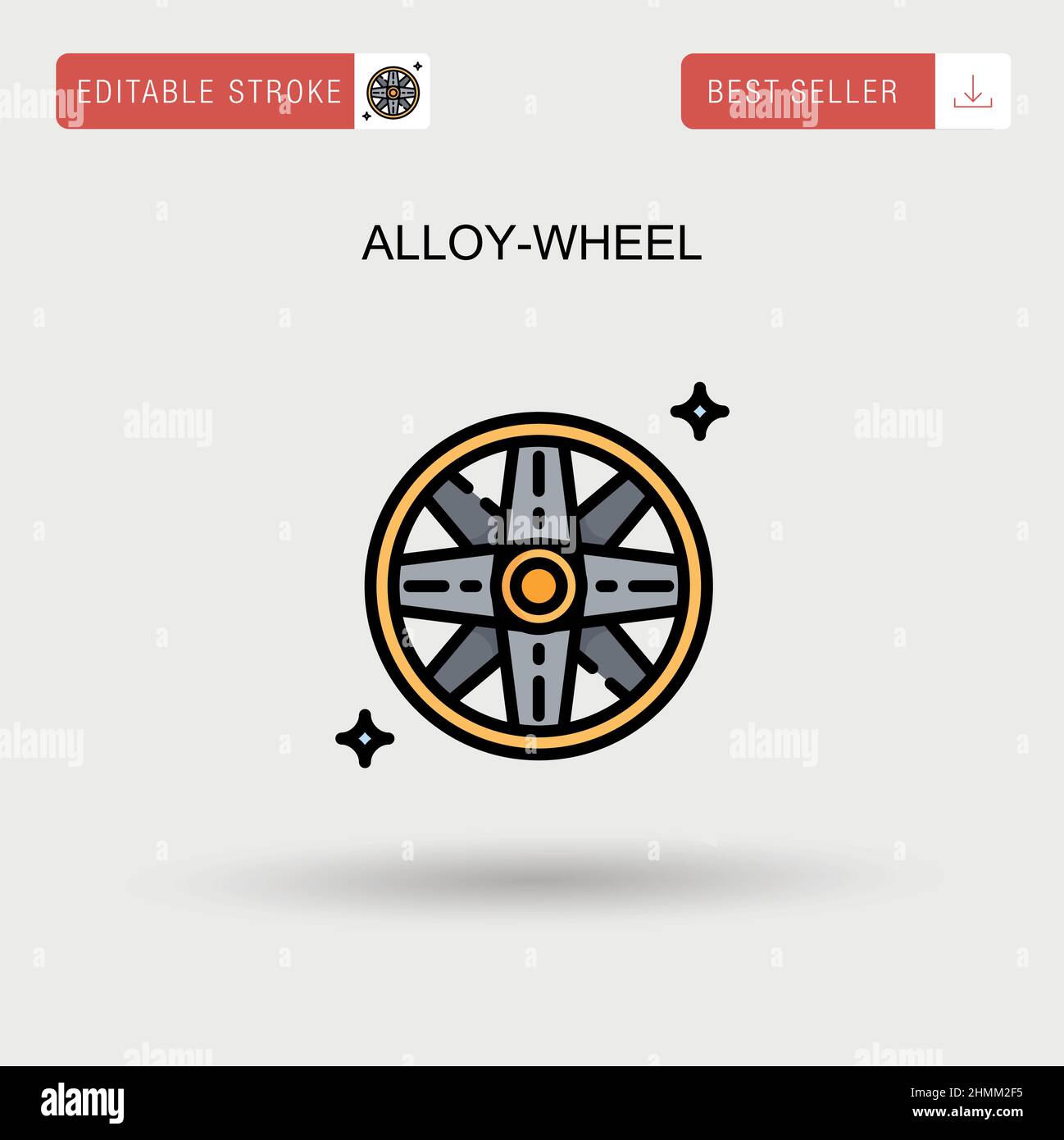 Alloy wheel design Stock Vector Images - Alamy