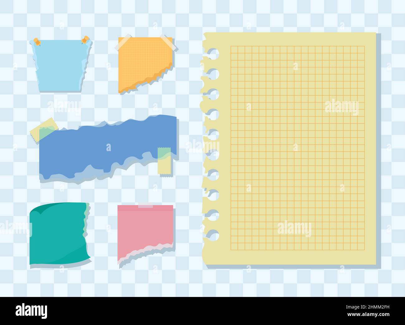 ripped papers icon set design Stock Vector Image & Art - Alamy