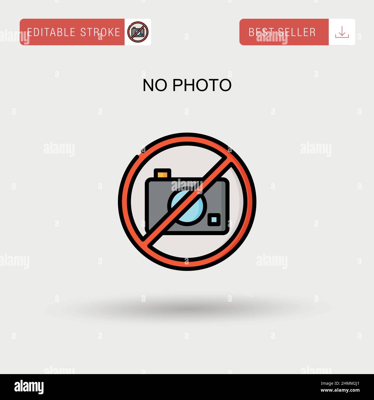 No photo Simple vector icon Stock Vector Image & Art - Alamy