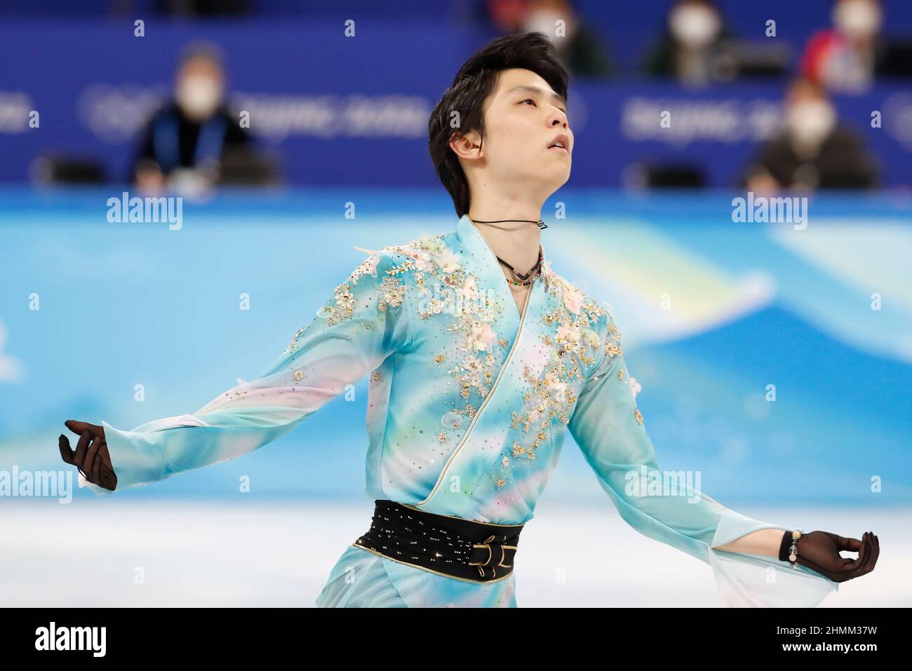 Beijing, Hebei, China. 10th Feb, 2022. Yuzuru Hanyu (JPN) performed in ...