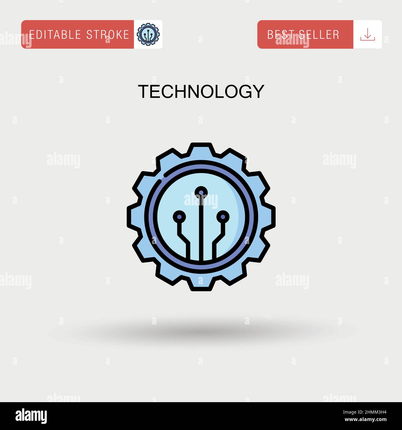 Icon digital technology Stock Vector Images - Alamy