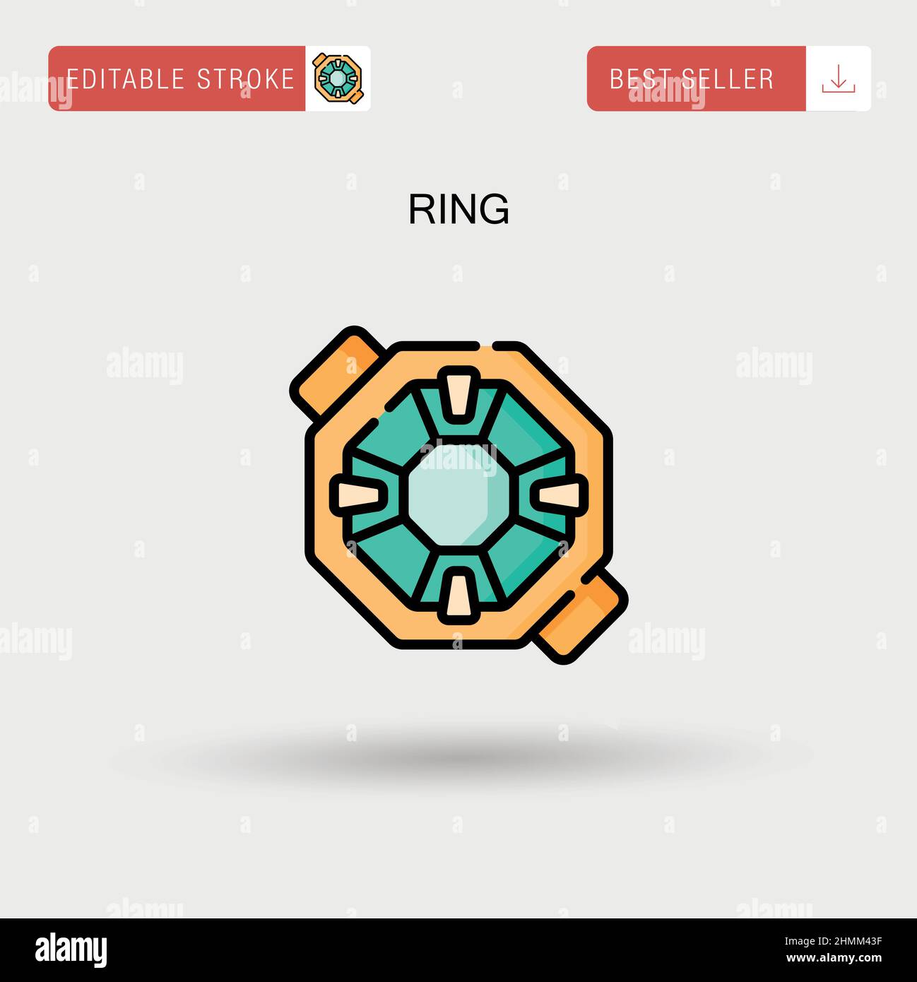 Yellow diamond ring Stock Vector Images - Alamy