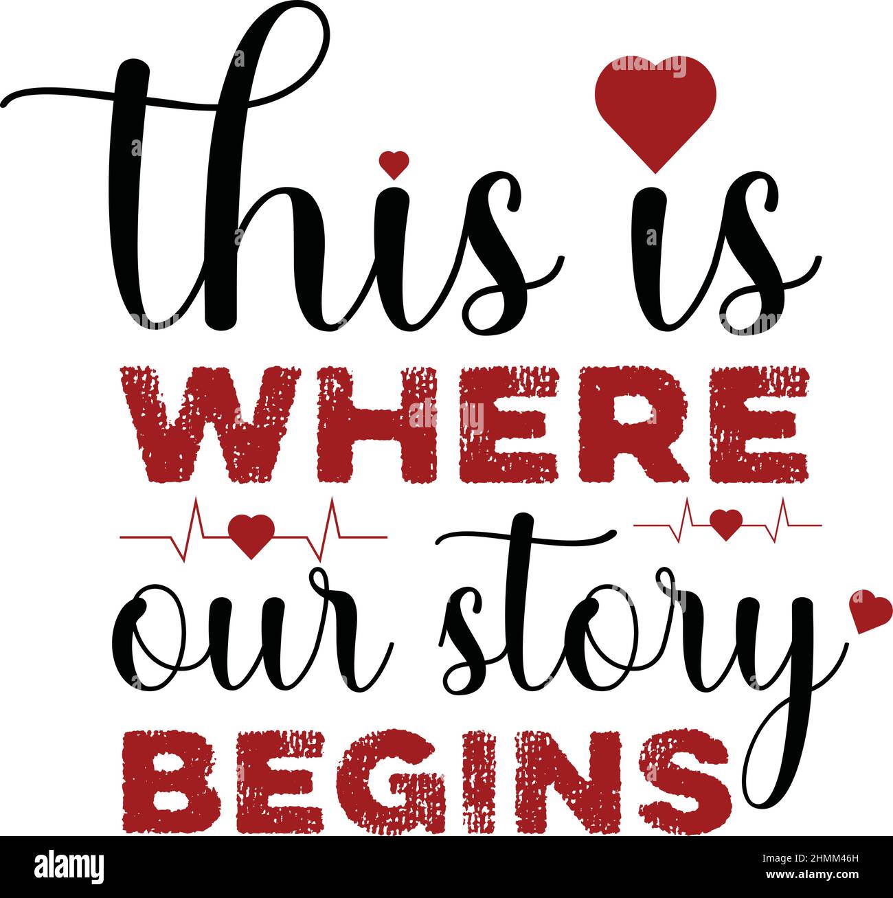 The story begins Stock Vector Images - Alamy