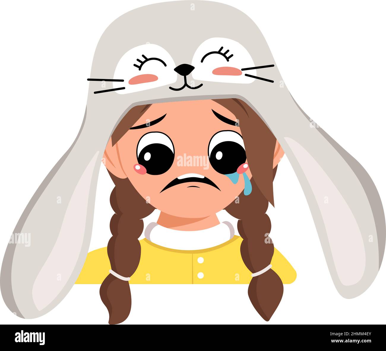 Feeling Sad Rabbit Drawing