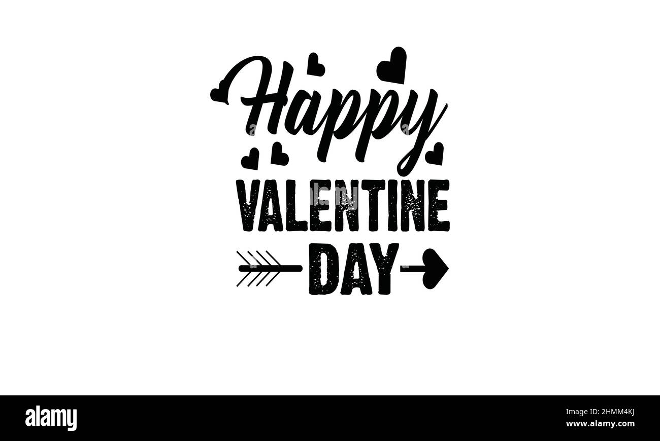 happy valentine day valentine valentines day t shirt monogram text vector template Stock Vector ...