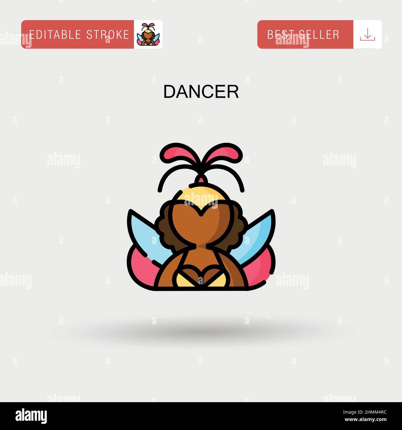 Dancer performance Stock Vector Images - Alamy