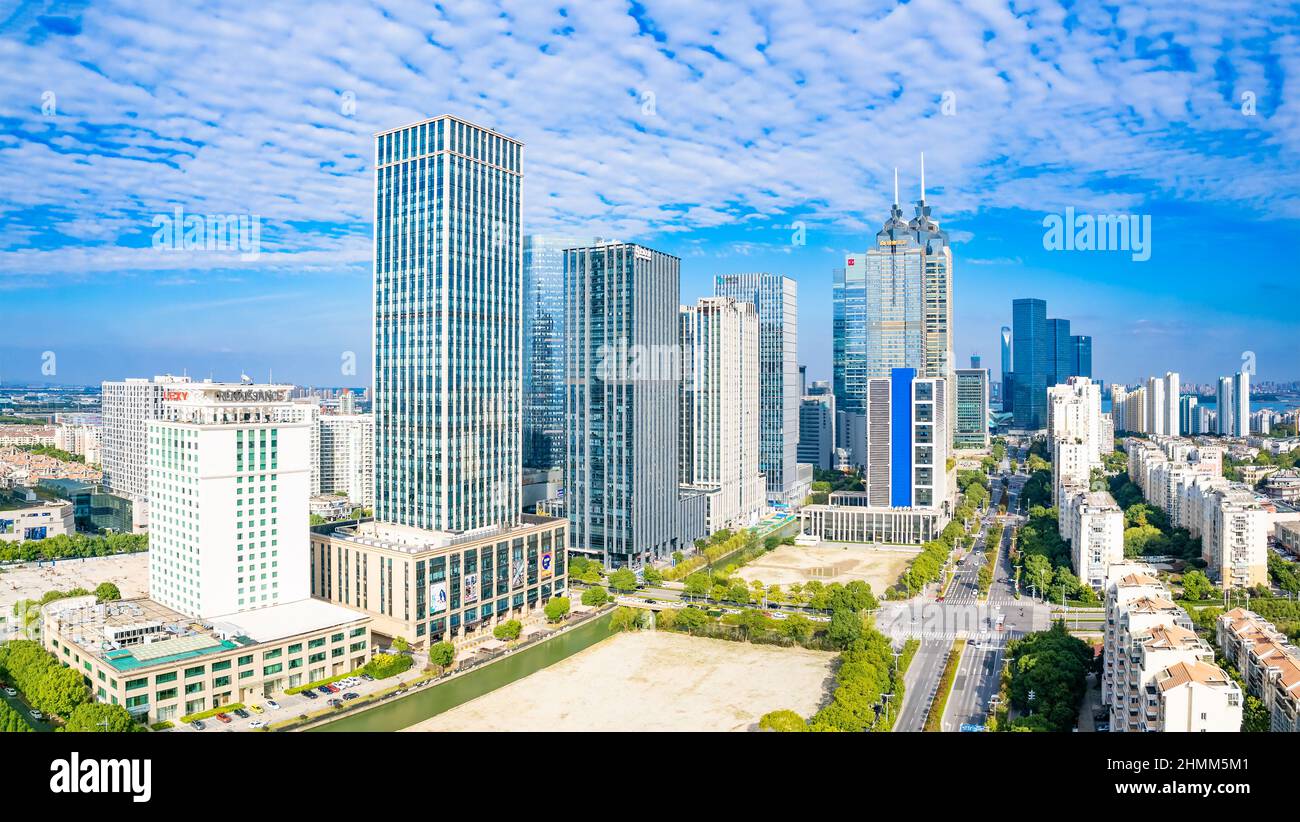 High rise building suzhou industrial park park hi-res stock photography ...