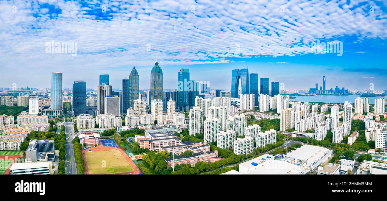 High rise building suzhou industrial park park hi-res stock photography ...