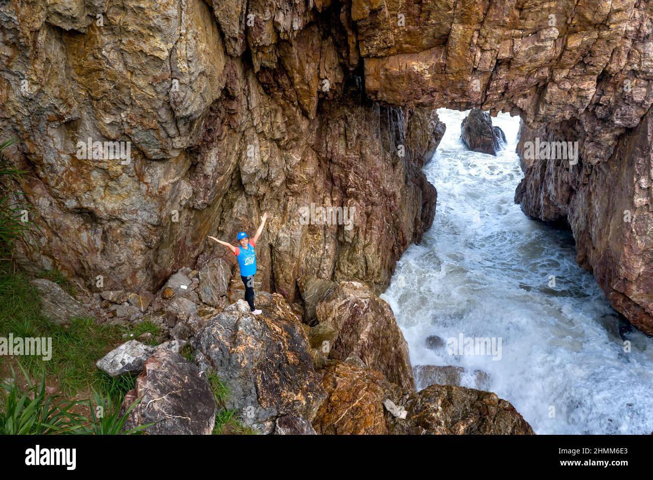 Tan Phung Fishing Village, Phu My, Binh Dinh, Vietnam - January 1, 2022 ...