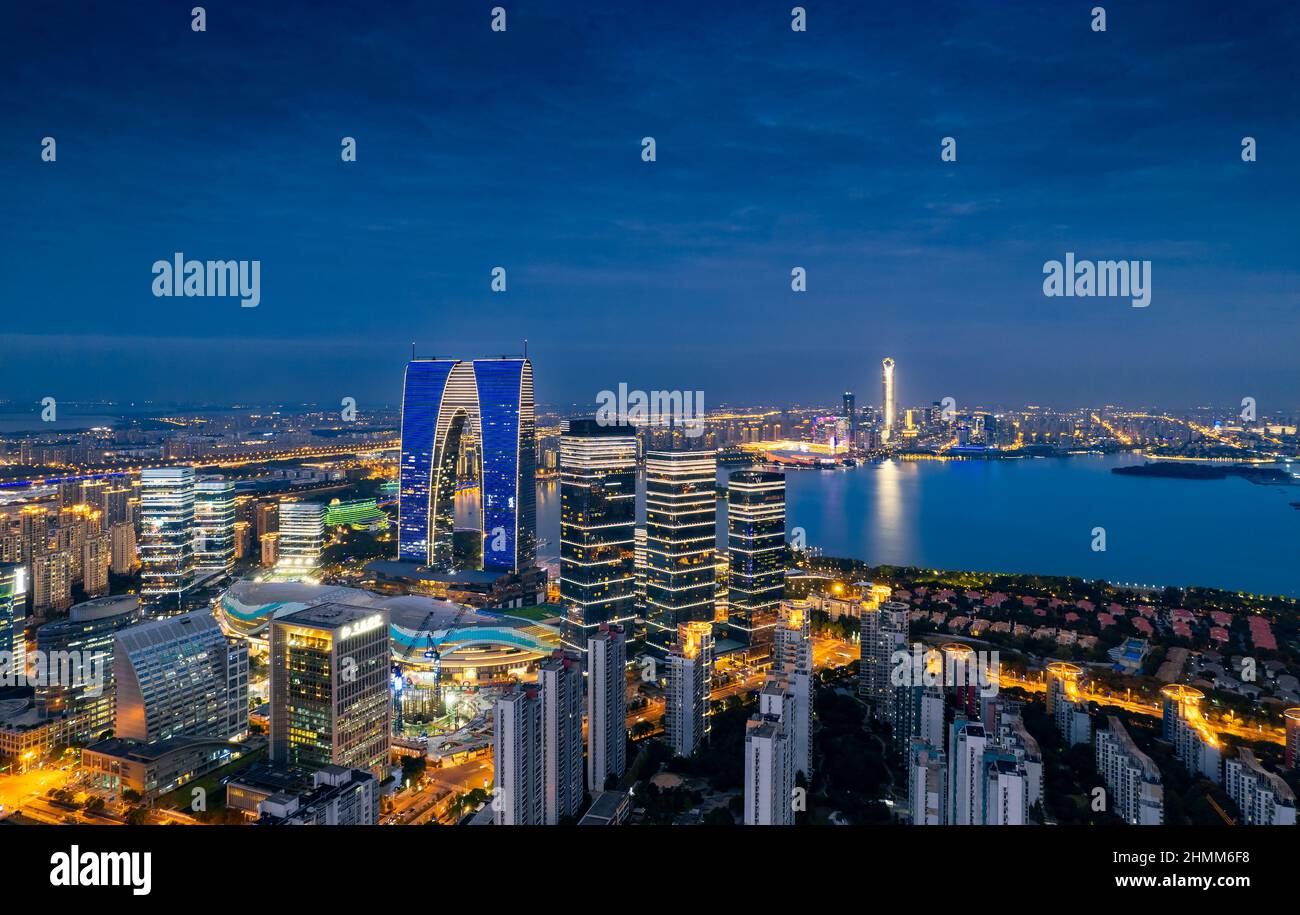 High rise building suzhou industrial park park hi-res stock photography ...