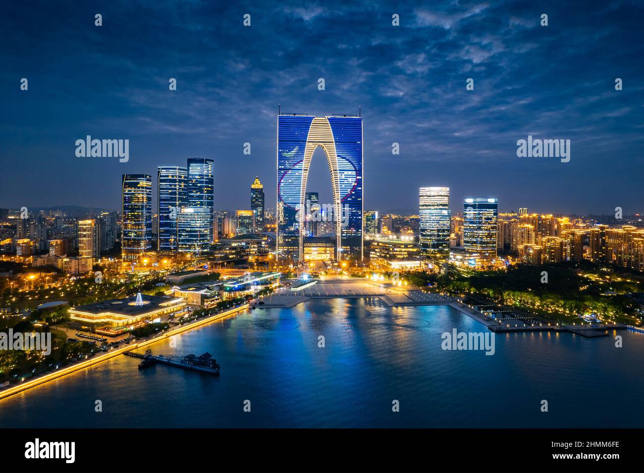 High rise building suzhou industrial park park hi-res stock photography ...