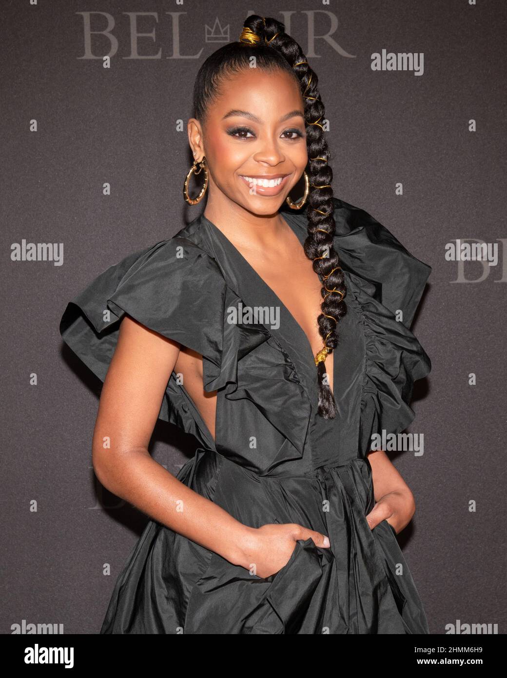 February 9, 2022, Barker Hanger, Santa Monica, California: Bresha Webb ...