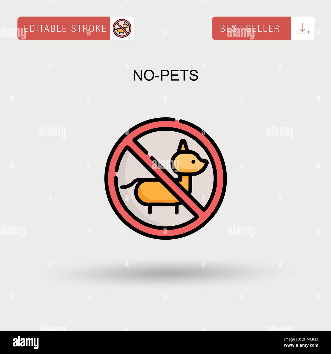 Warning sign no dogs Stock Vector Images - Alamy
