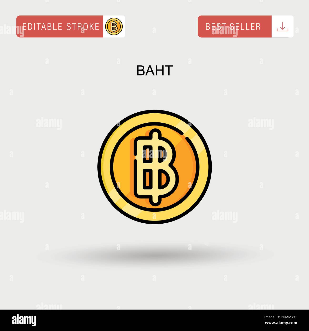 Thb thai baht currency Stock Vector Images - Alamy