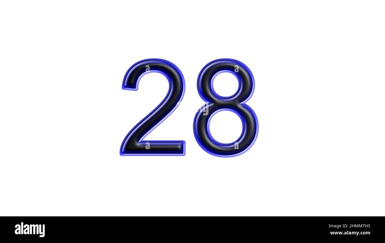 blue 28 number 3d effect white background Stock Photo - Alamy blue 28 number 3d effect white background Stock Photo - Alamy