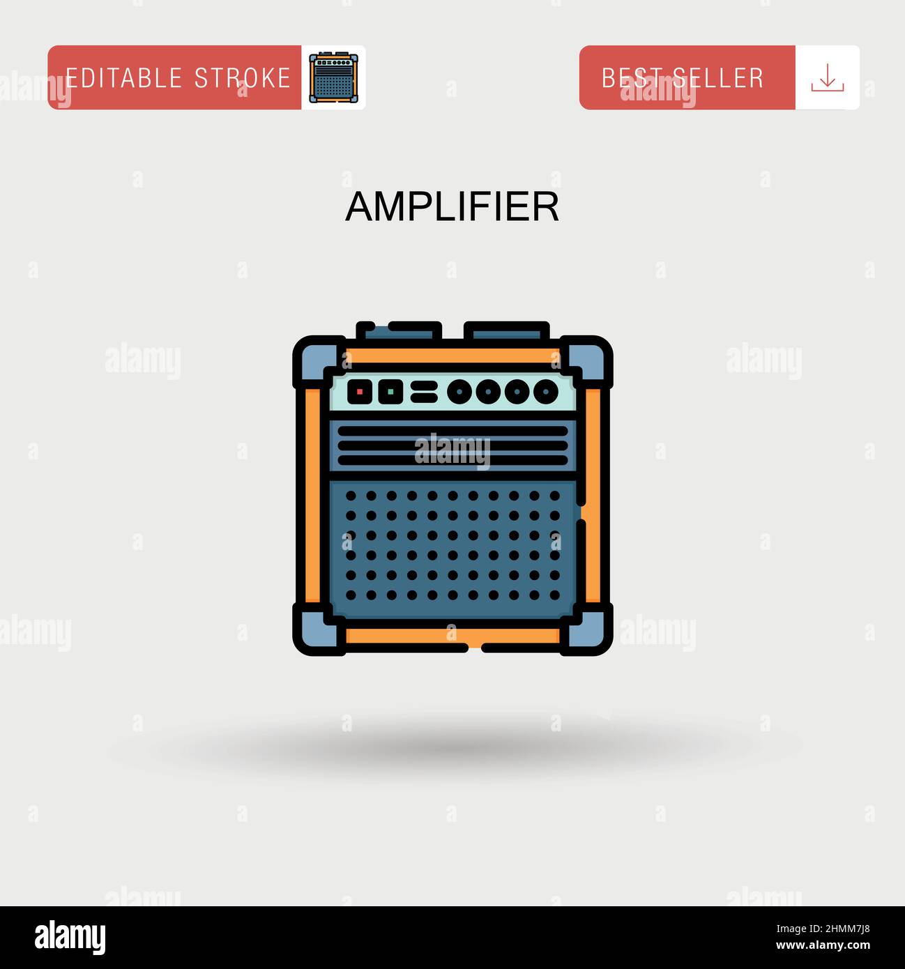 Amplifier Simple vector icon Stock Vector Image & Art - Alamy