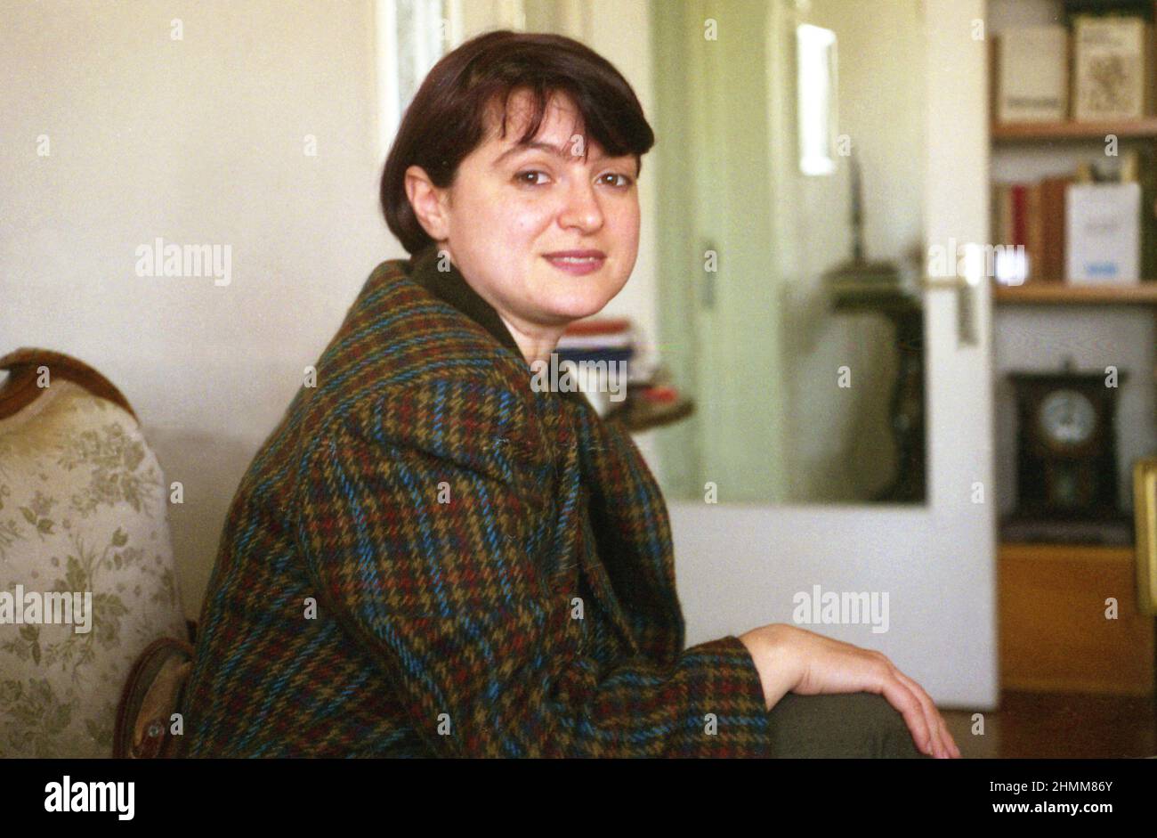 The Romanian journalist and editor Corina Pavel, approx. 1999 Stock ...