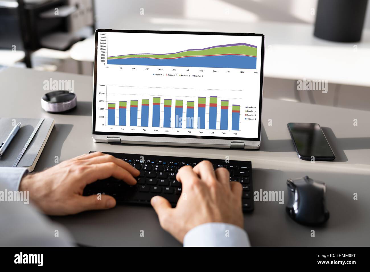 Digital Data Technology Kpi Business Dashboard Technology Stock Photo