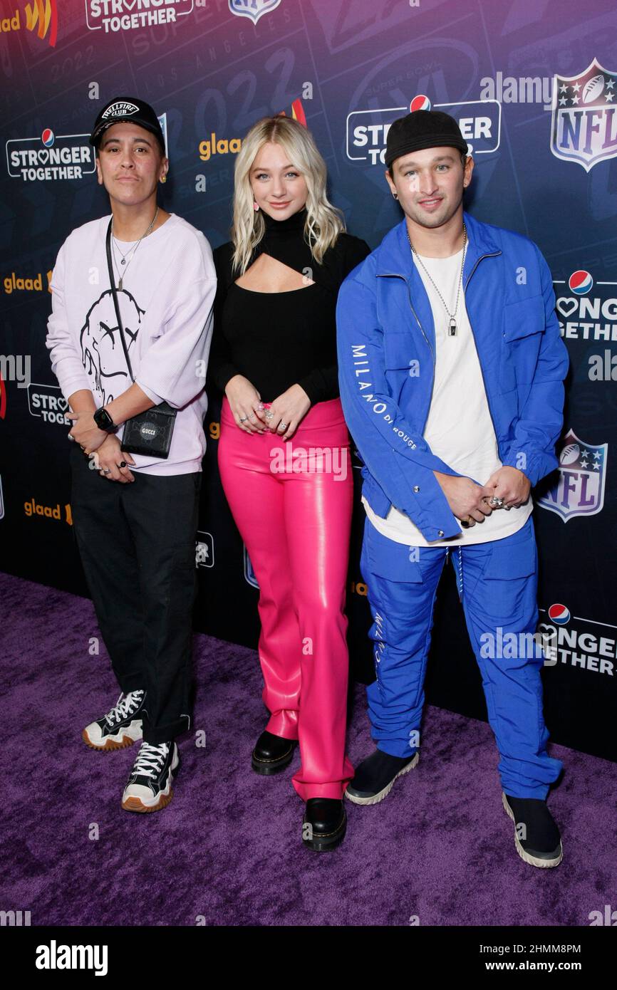 Los Angeles, USA. 10th Feb, 2022. Jeka Jane, Mollee Gray, Kent Boyd ...