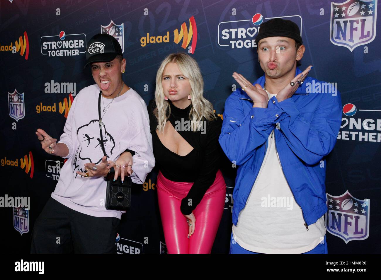 Los Angeles, USA. 10th Feb, 2022. Jeka Jane, Mollee Gray, Kent Boyd ...