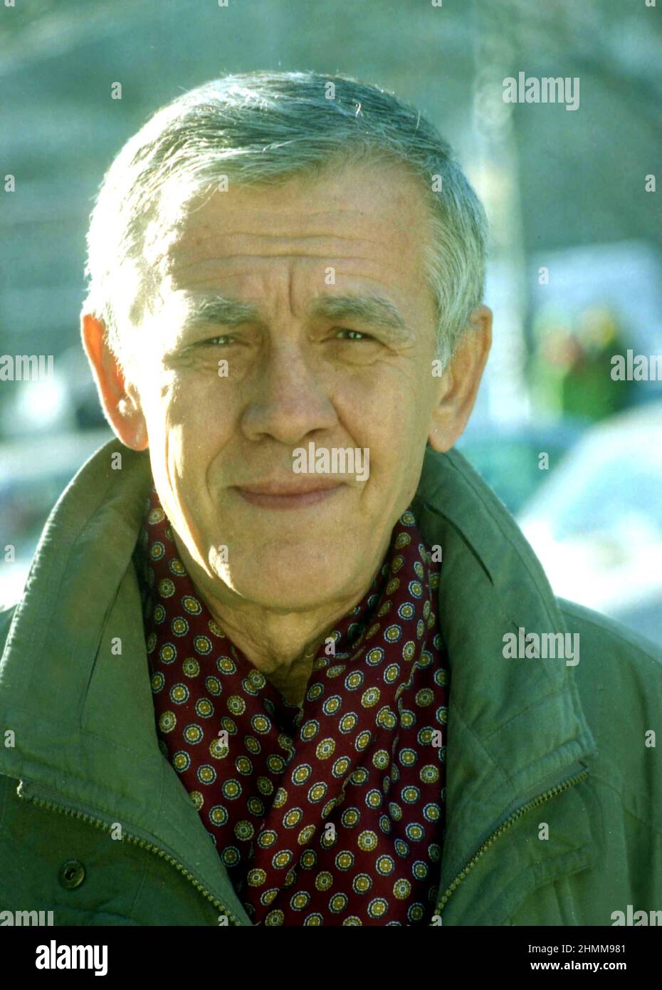 Romanian journalist Neculai Constantin Munteanu, approx. 2001 Stock ...