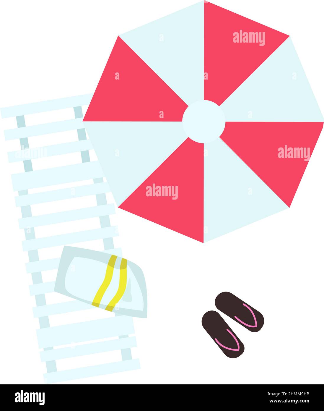 Coastal bathing resort Stock Vector Images - Alamy