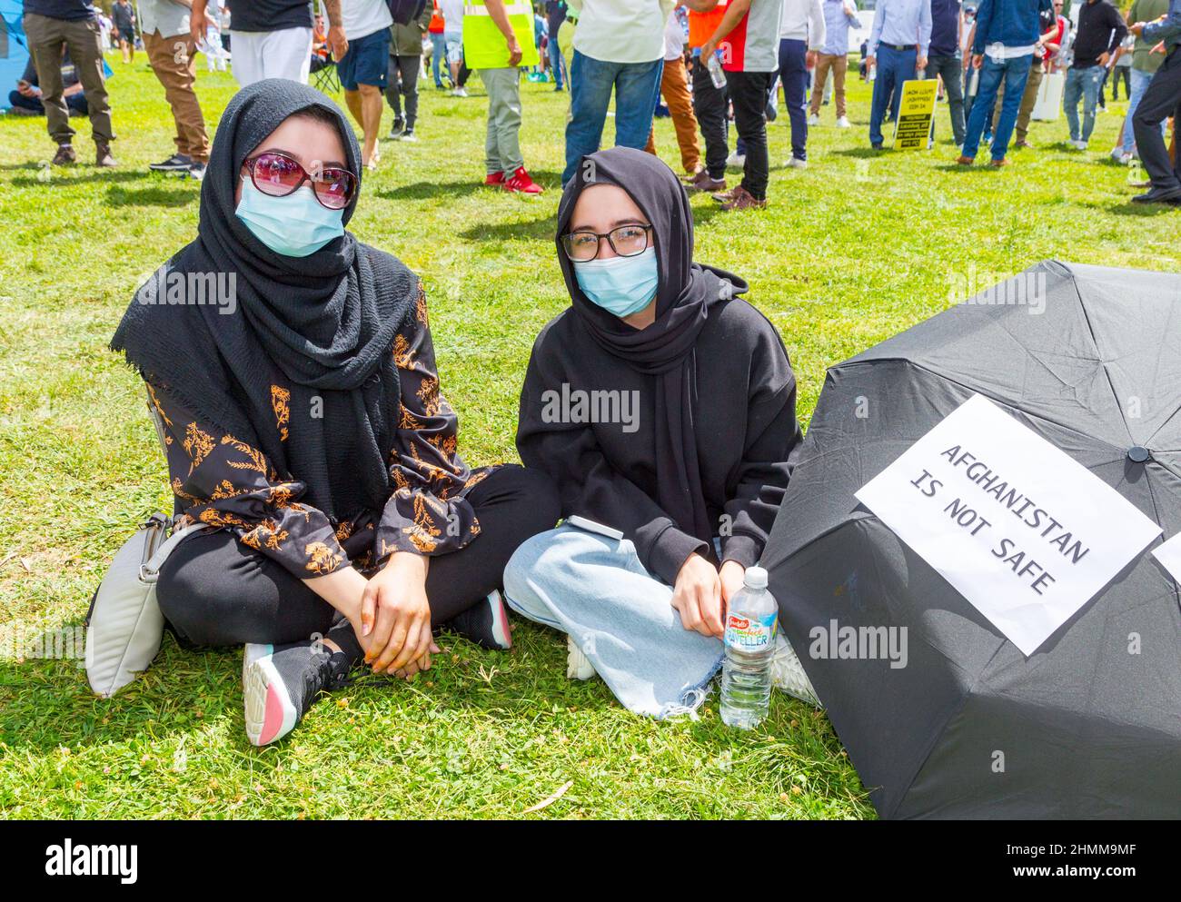 The 'Convoy to Canberra' coronavirus protest held on Capital Hill ...