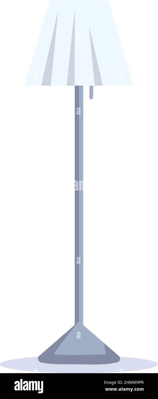 Standard lamp semi flat color vector object Stock Vector Image & Art ...