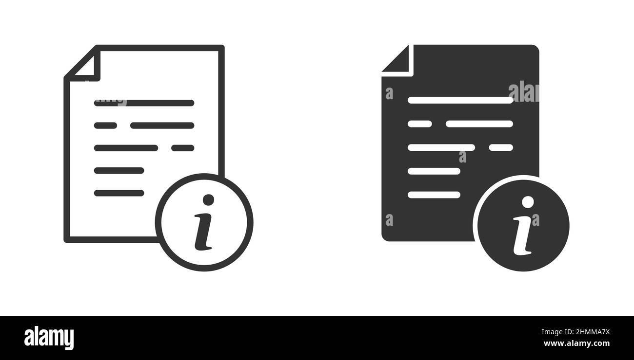 Instruction document icon in flat style. Manual vector illustration on ...