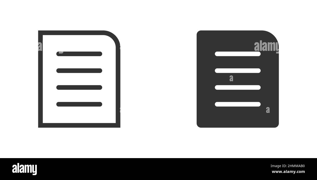 Contract document icon in flat style. Report folder stamp vector ...