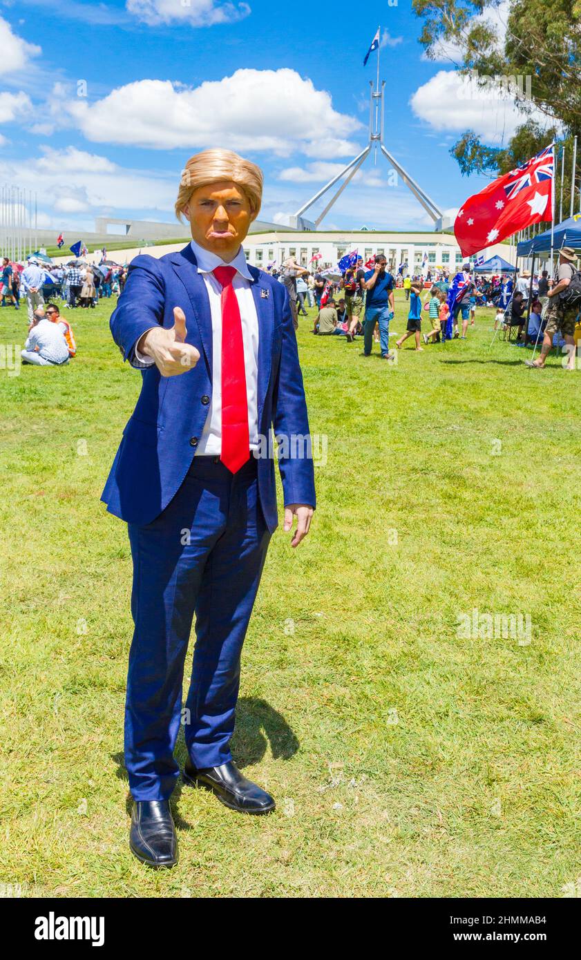 The 'Convoy to Canberra' coronavirus protest held on Capital Hill ...