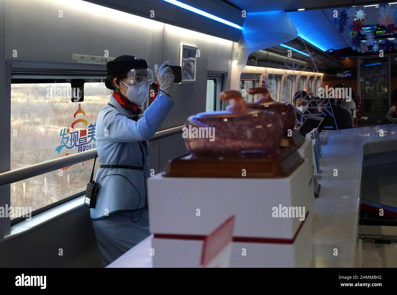 Olympic merchandise sold on a bullet train during day seven of the ...