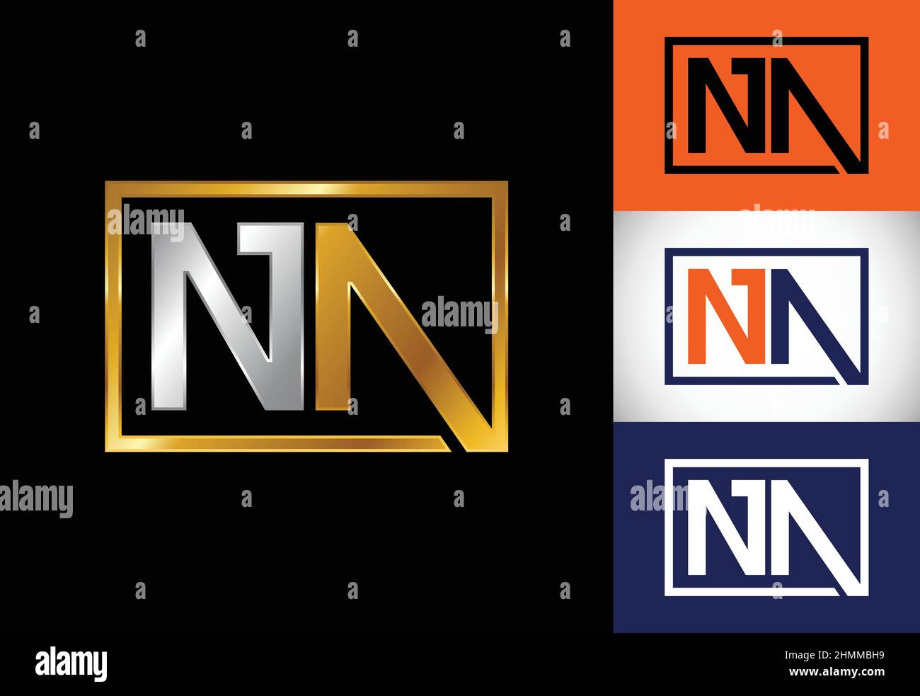 Initial Letter N A Logo Design Vector. Graphic Alphabet Symbol For ...