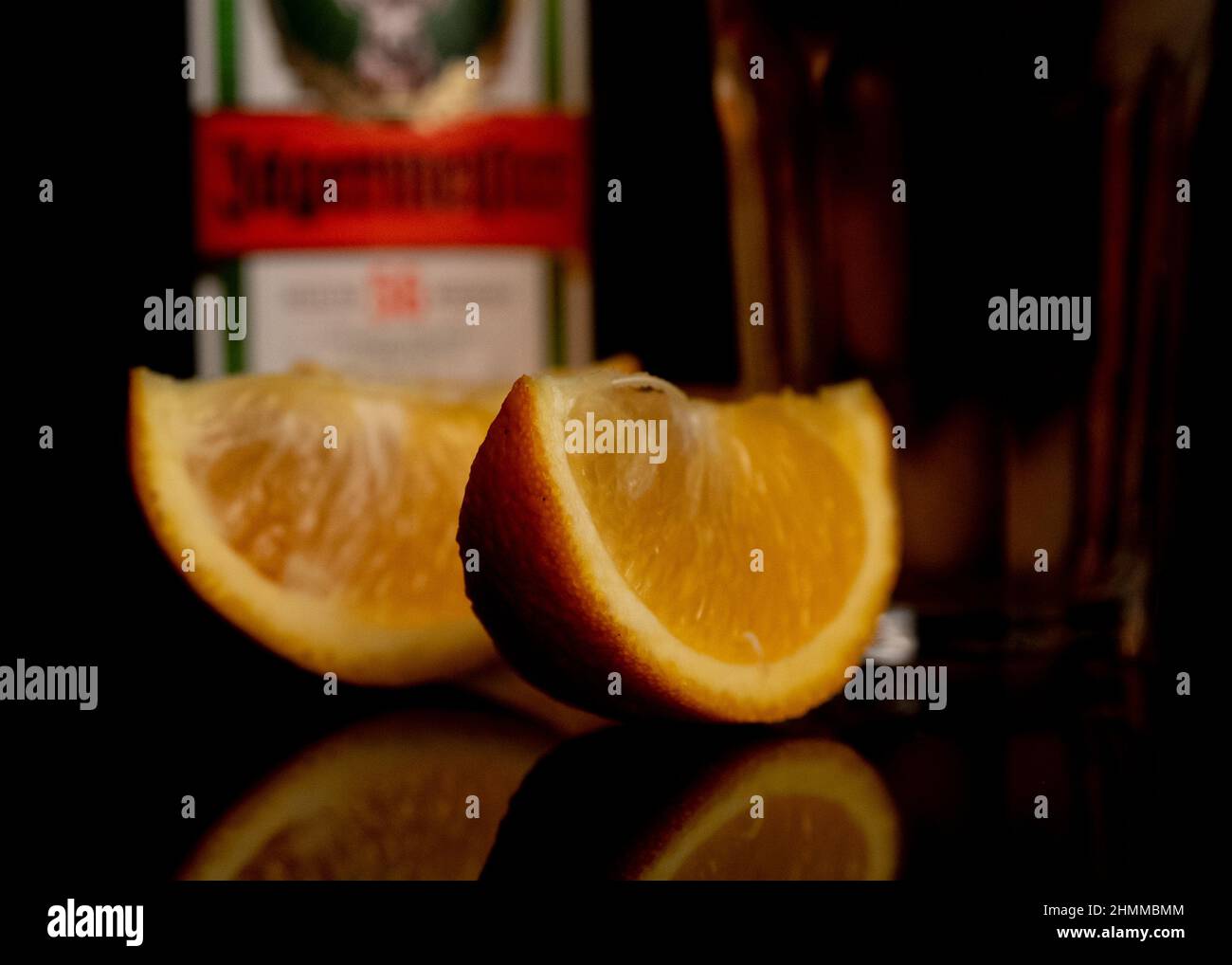 Jagermeister orange hi-res stock photography and images - Alamy