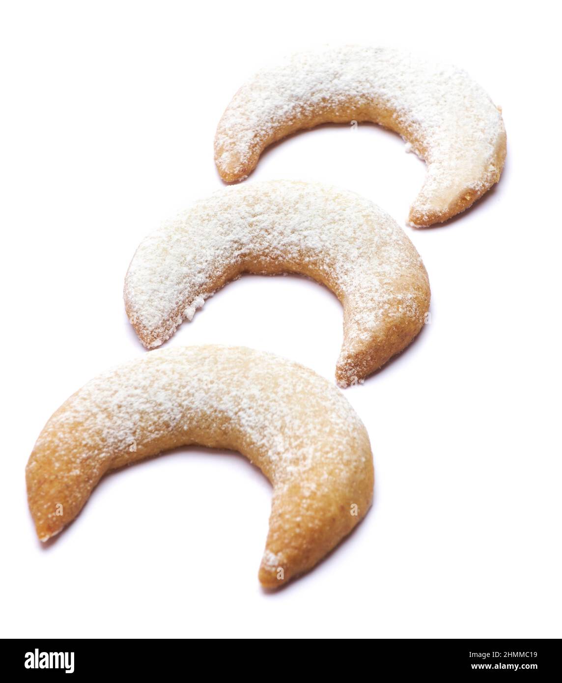 Traditional German or Austrian Vanillekipferl vanilla kipferl cookies ...